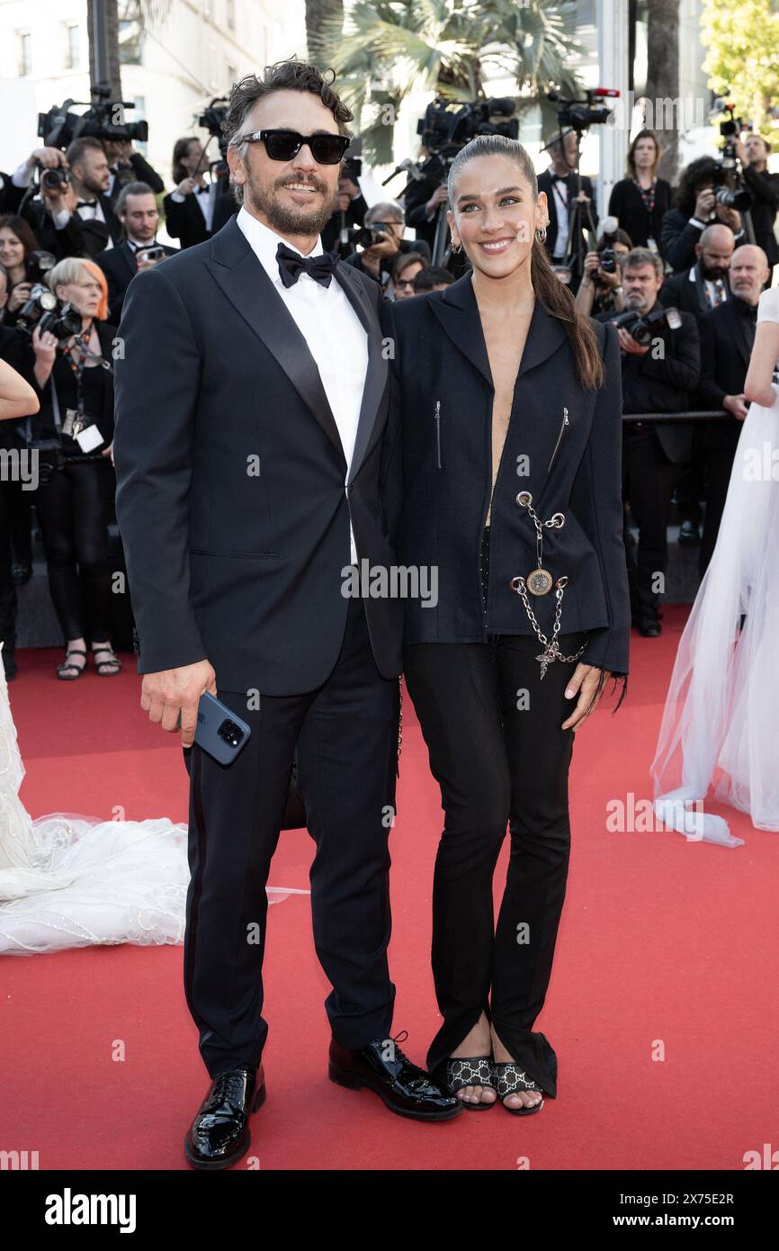 Cannes, France. 18th May, 2024. James Franco and Isabel Pakzad attend ...