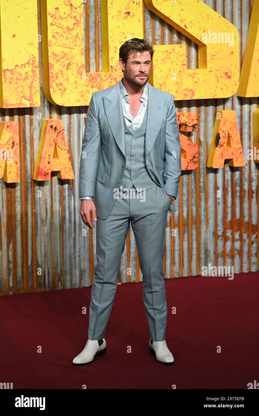 LONDON, ENGLAND, UK - MAY 17 2024: Chris Hemsworth attends the UK ...