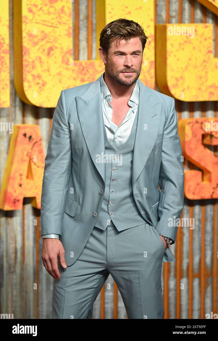 LONDON, ENGLAND, UK - MAY 17 2024: Chris Hemsworth attends the UK ...
