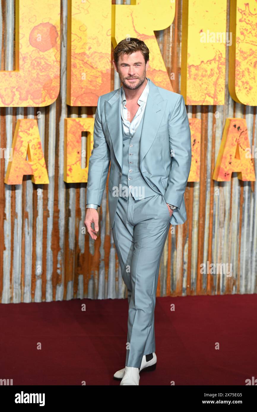 LONDON, ENGLAND, UK - MAY 17 2024: Chris Hemsworth attends the UK ...