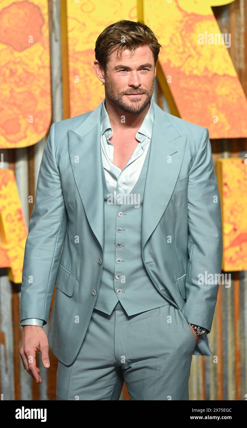 LONDON, ENGLAND, UK - MAY 17 2024: Chris Hemsworth attends the UK ...