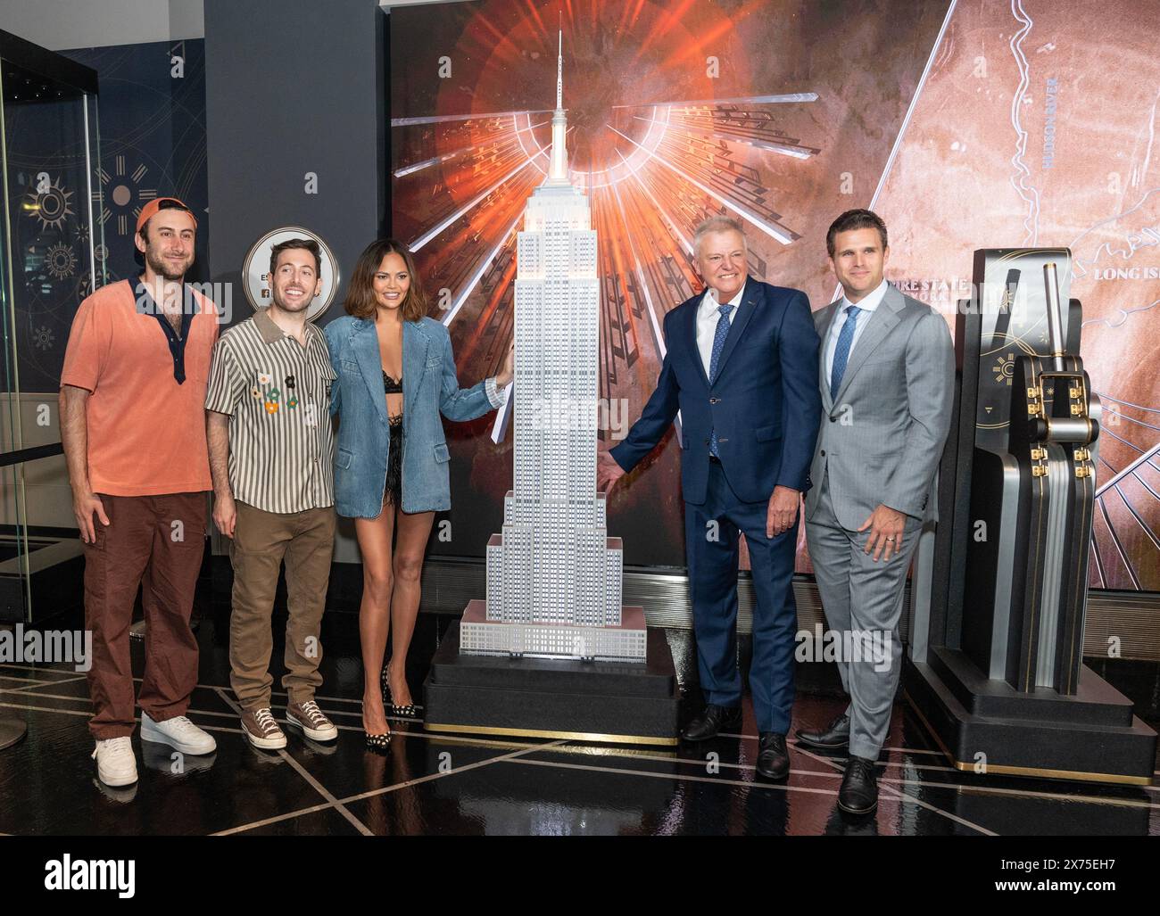 Two Friends, DJs, Chrissy Teigen, Michael Mauser, John Mlynczak visit ...