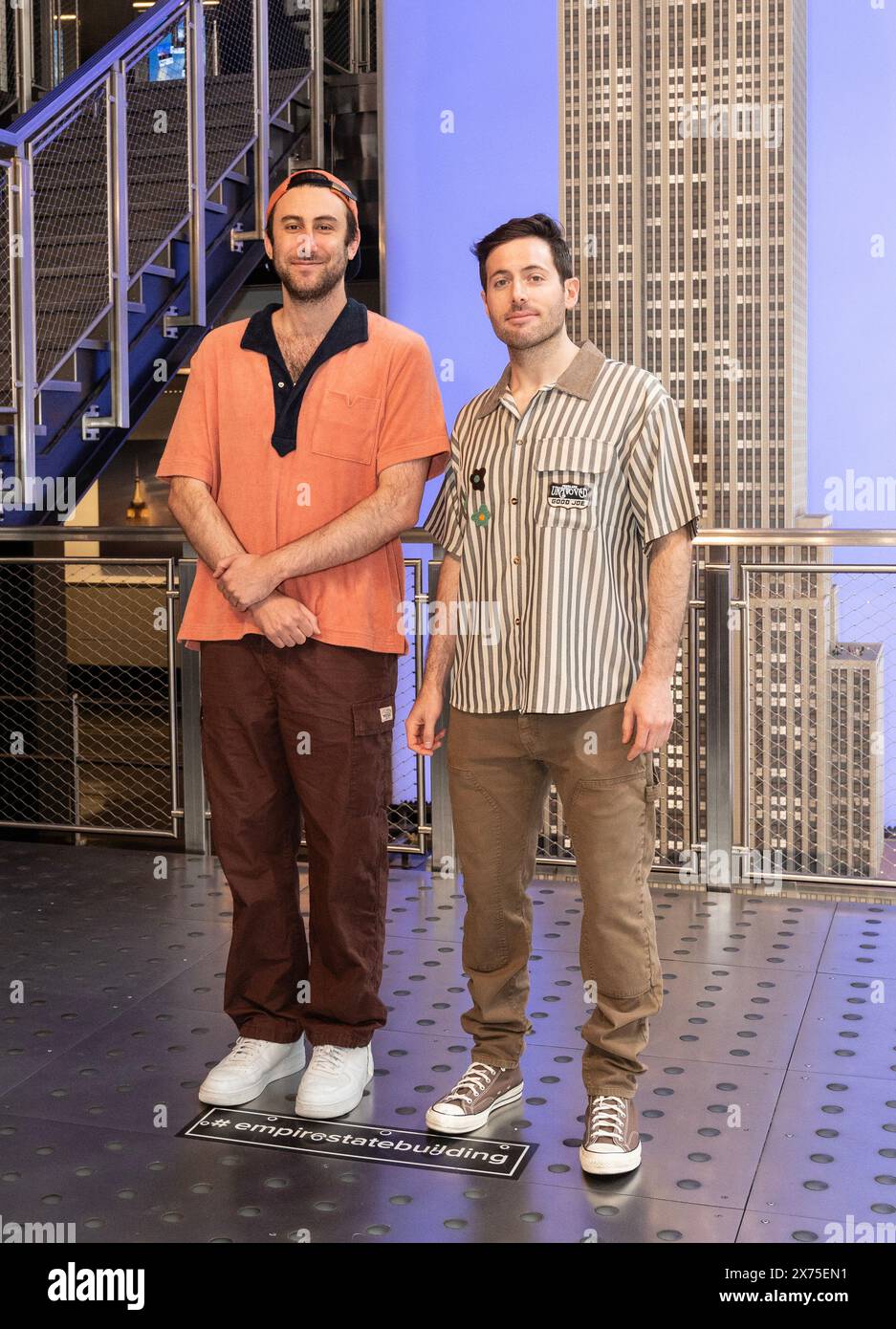 Two Friends, DJs visit Empire State Building in New York on May 17 ...