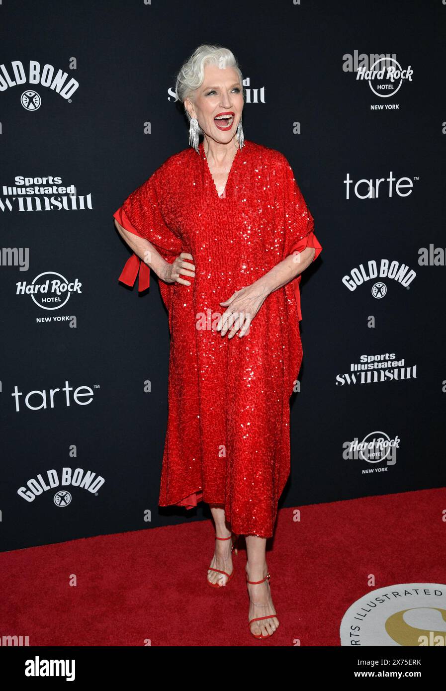 Maye Musk attends the Sports Illustrated Swimsuit 60th anniversary 2024 ...
