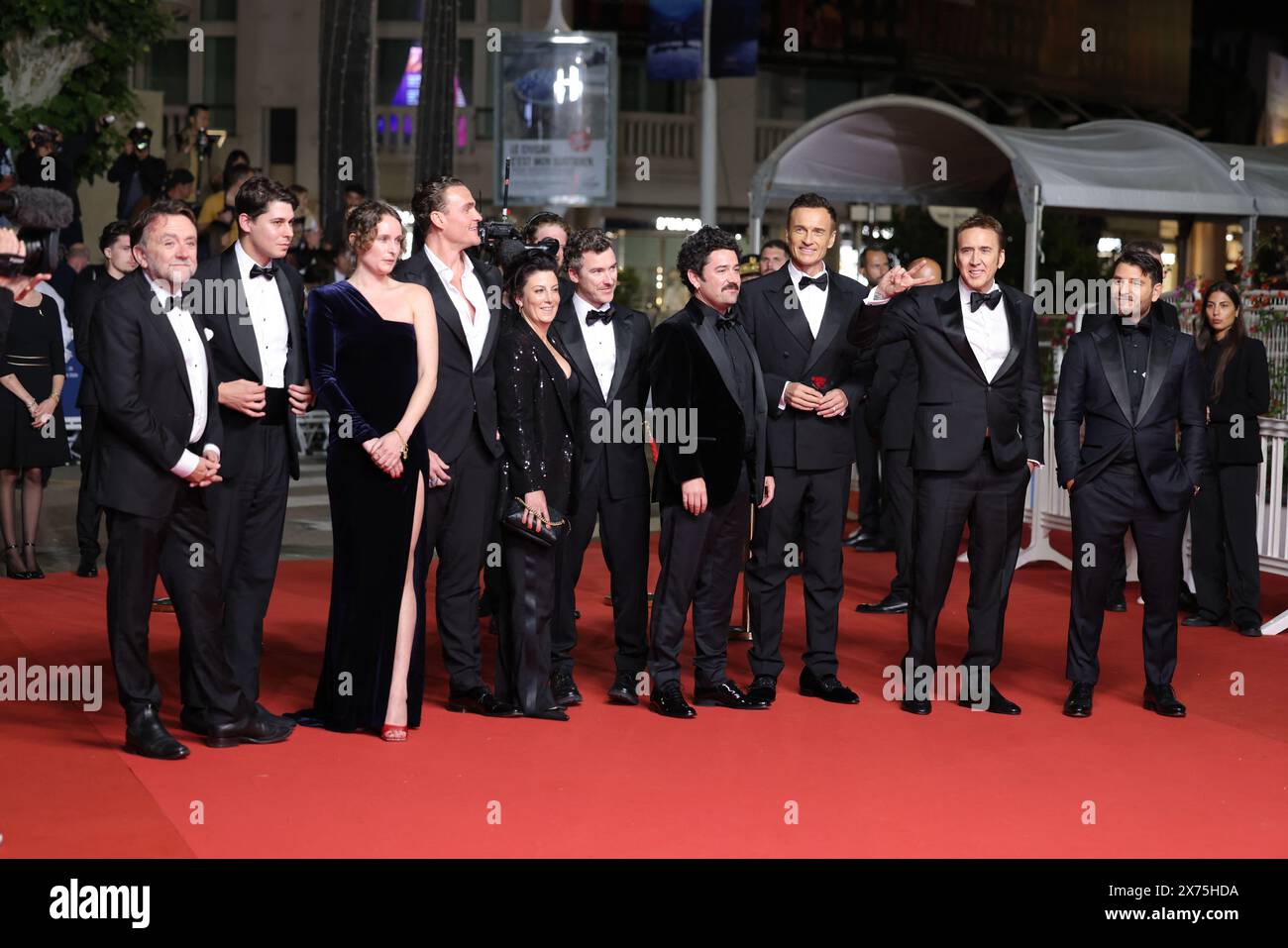 Cannes, France. 18th May, 2024. Austen Wilmot, Robert Connolly, a guest ...