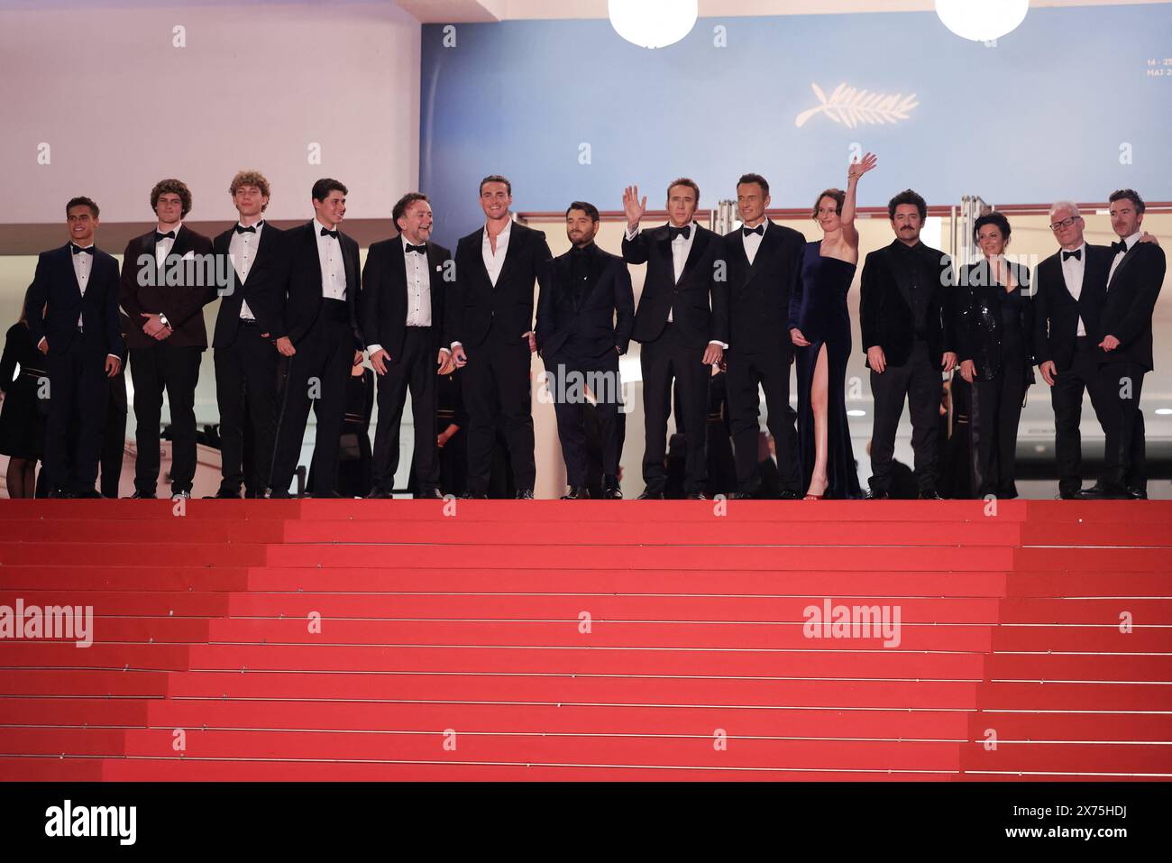 Cannes, France. 18th May, 2024. Austen Wilmot, Robert Connolly, a guest ...