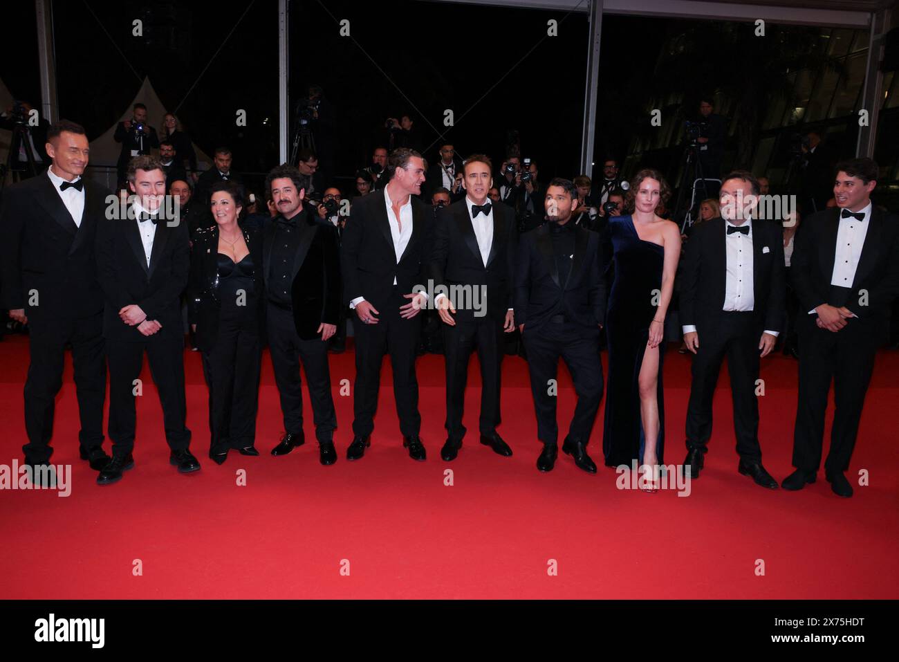 Cannes, France. 17th May, 2024. Austen Wilmot, Robert Connolly, a guest ...