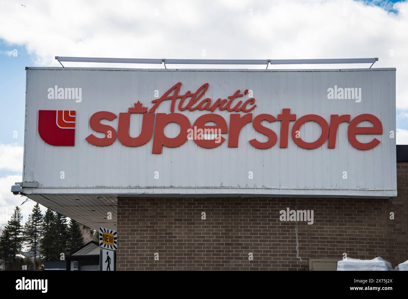 Atlantic Superstore sign in downtown Chatham in Miramichi, New ...