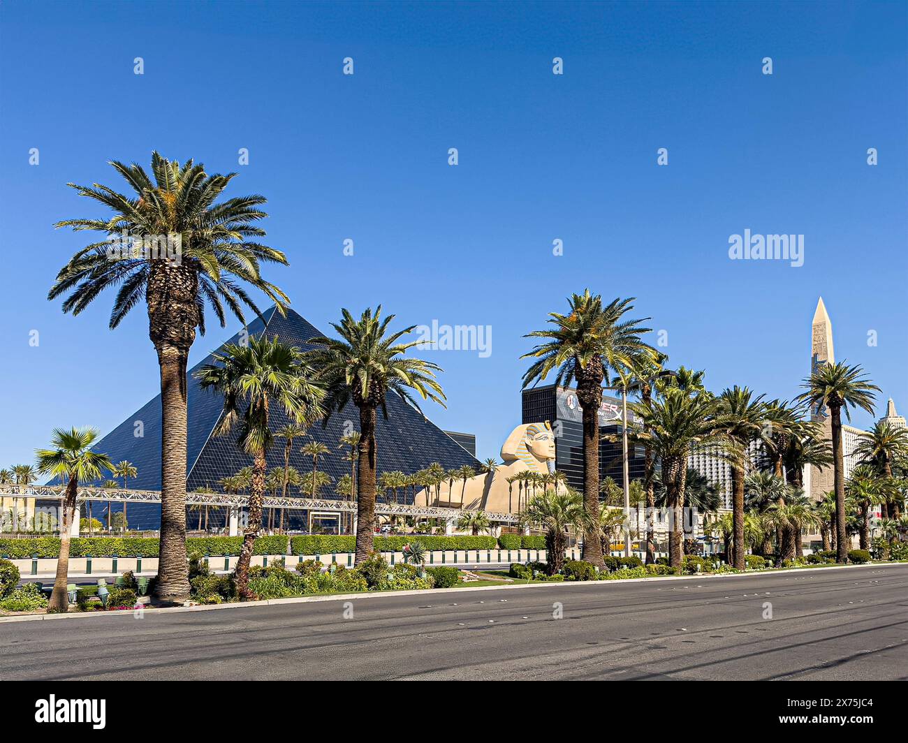 Las Vegas, NV, USA - May 12, 2024: Luxor hotel complex with sphinx ...
