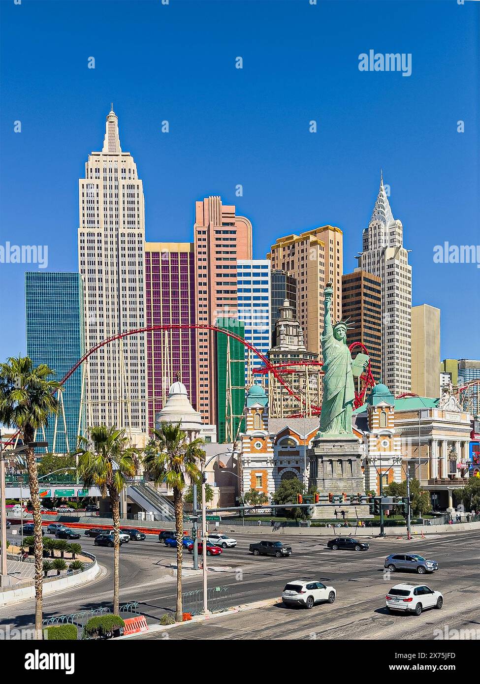 Las Vegas, NV, USA - May 12, 2024: New York New York hotel and casino ...