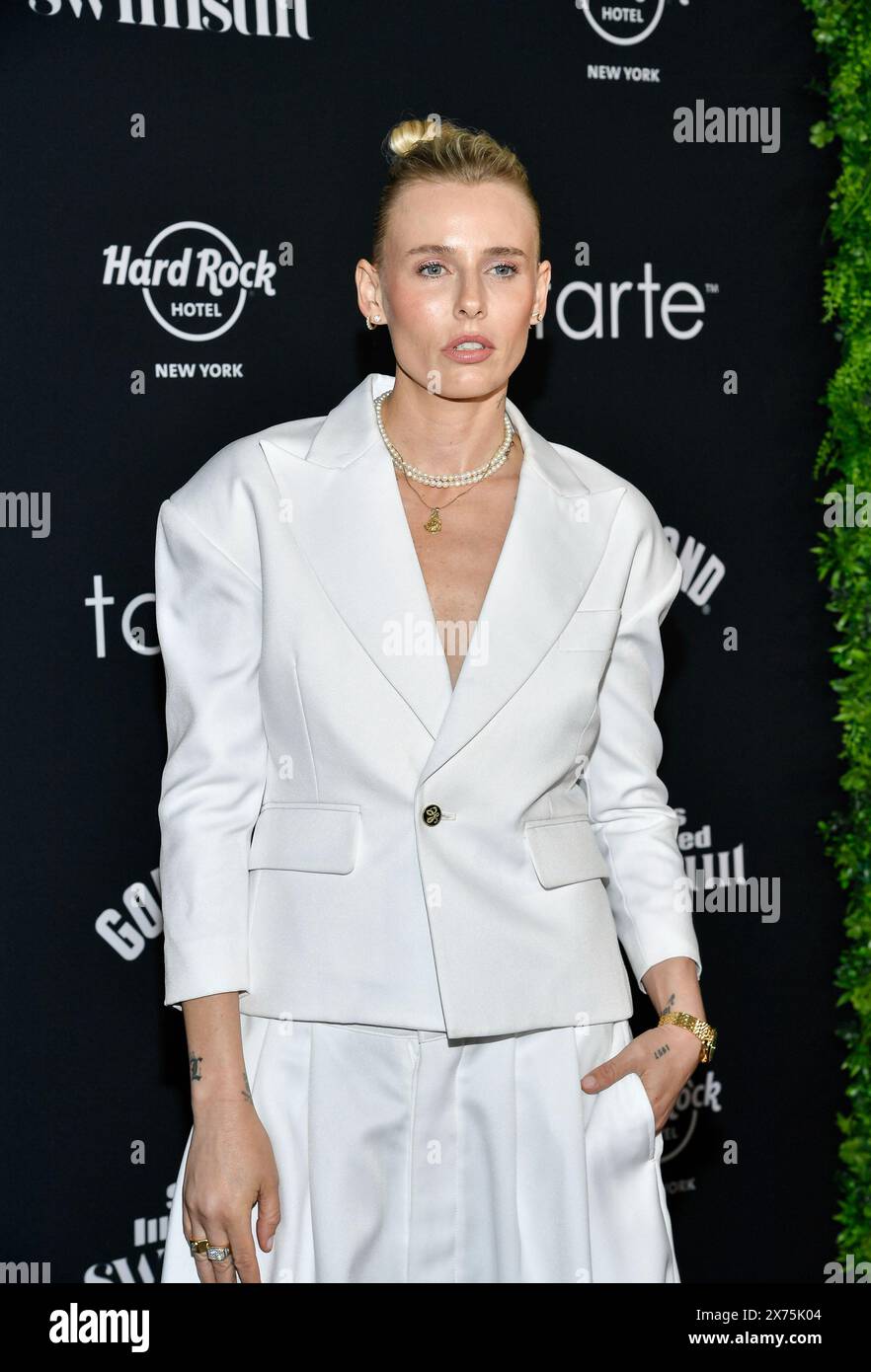 Lauren Wasser attends the Sports Illustrated Swimsuit 60th anniversary ...