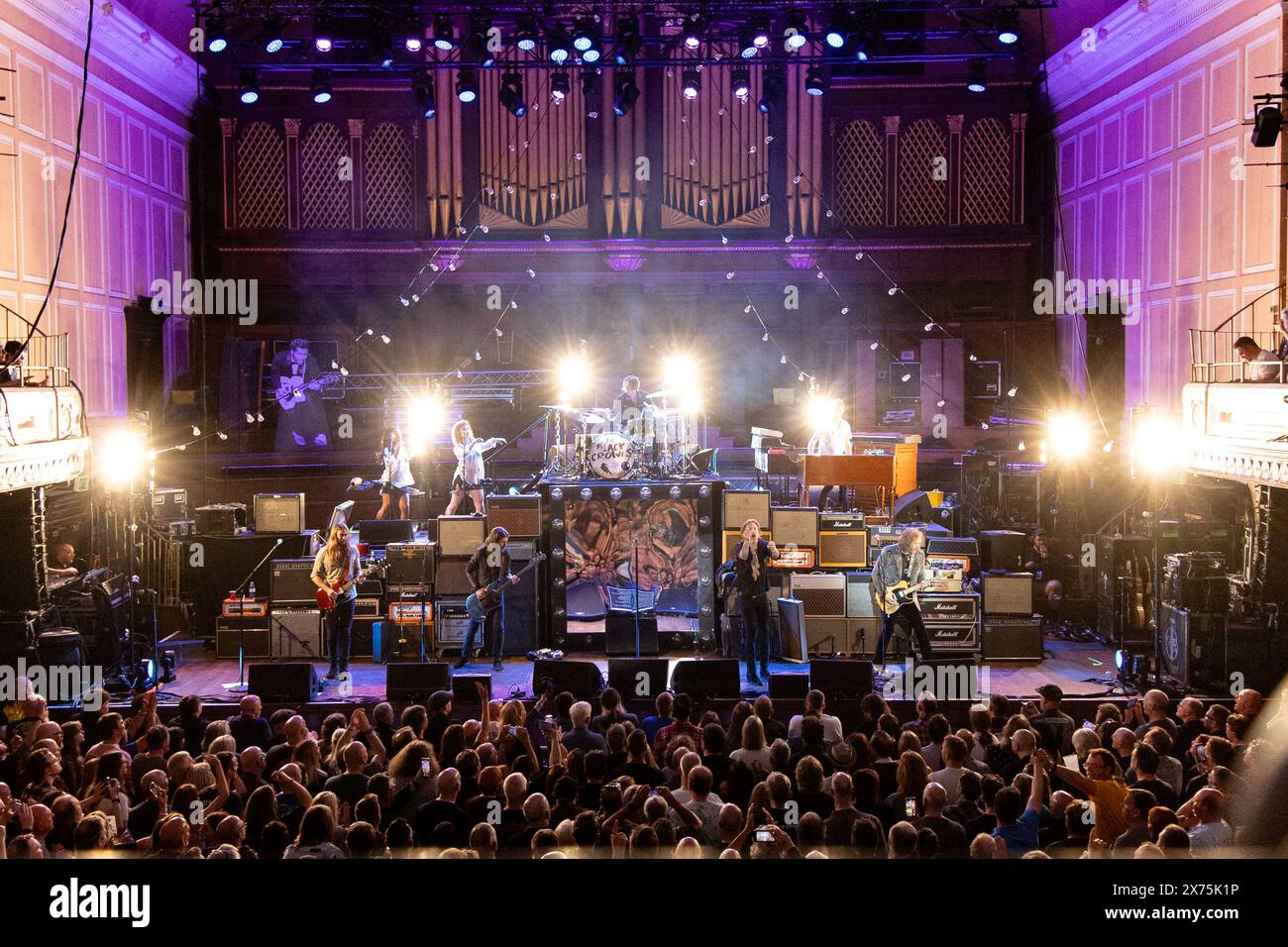 Newcastle, UK- American band the Black Crowes perform at o2 City Hall ...