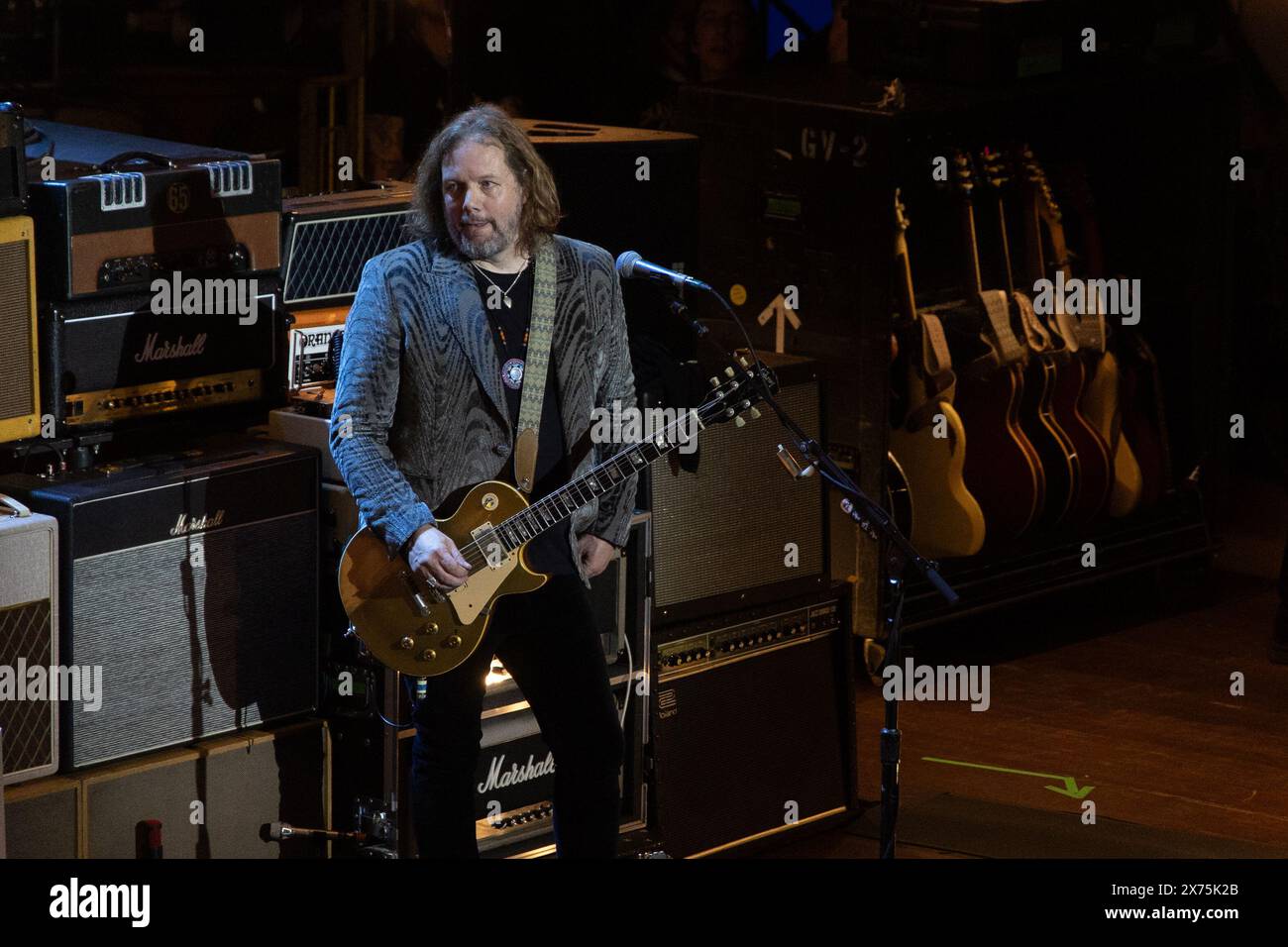 Newcastle, UK- American band the Black Crowes perform at o2 City Hall ...