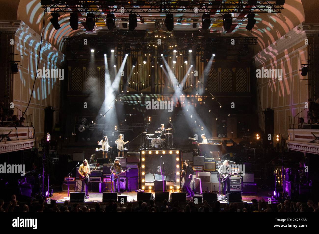 Newcastle, UK- American band the Black Crowes perform at o2 City Hall ...