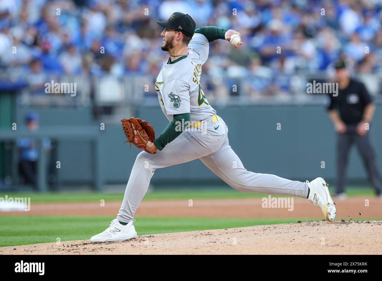 May 17, 2024: Oakland Athletics starting pitcher Mitch Spence (40 ...