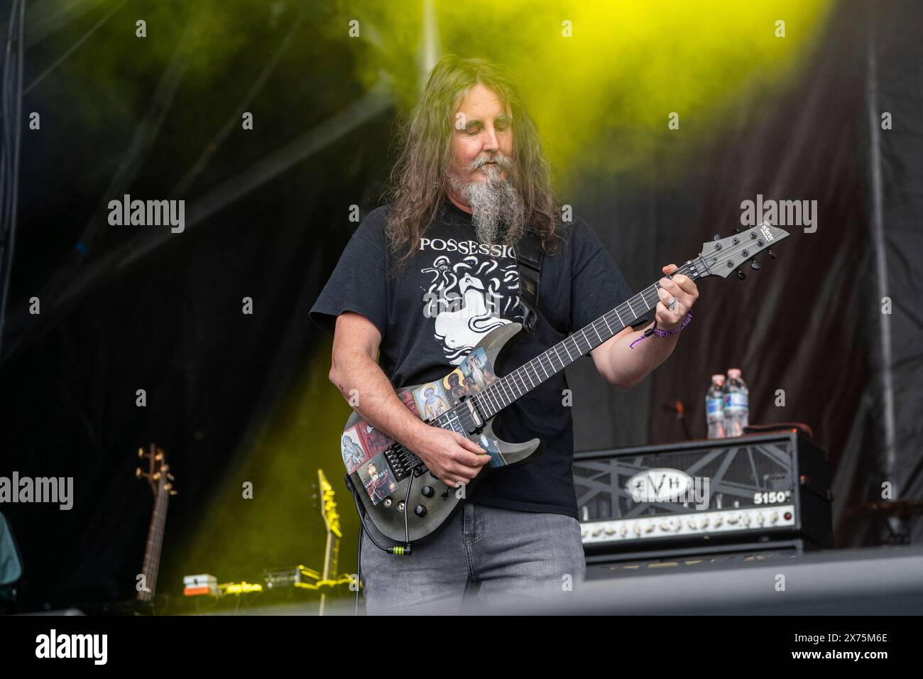 Trey Spruance of Mr. Bungle performs during Sonic Temple Art and Music ...