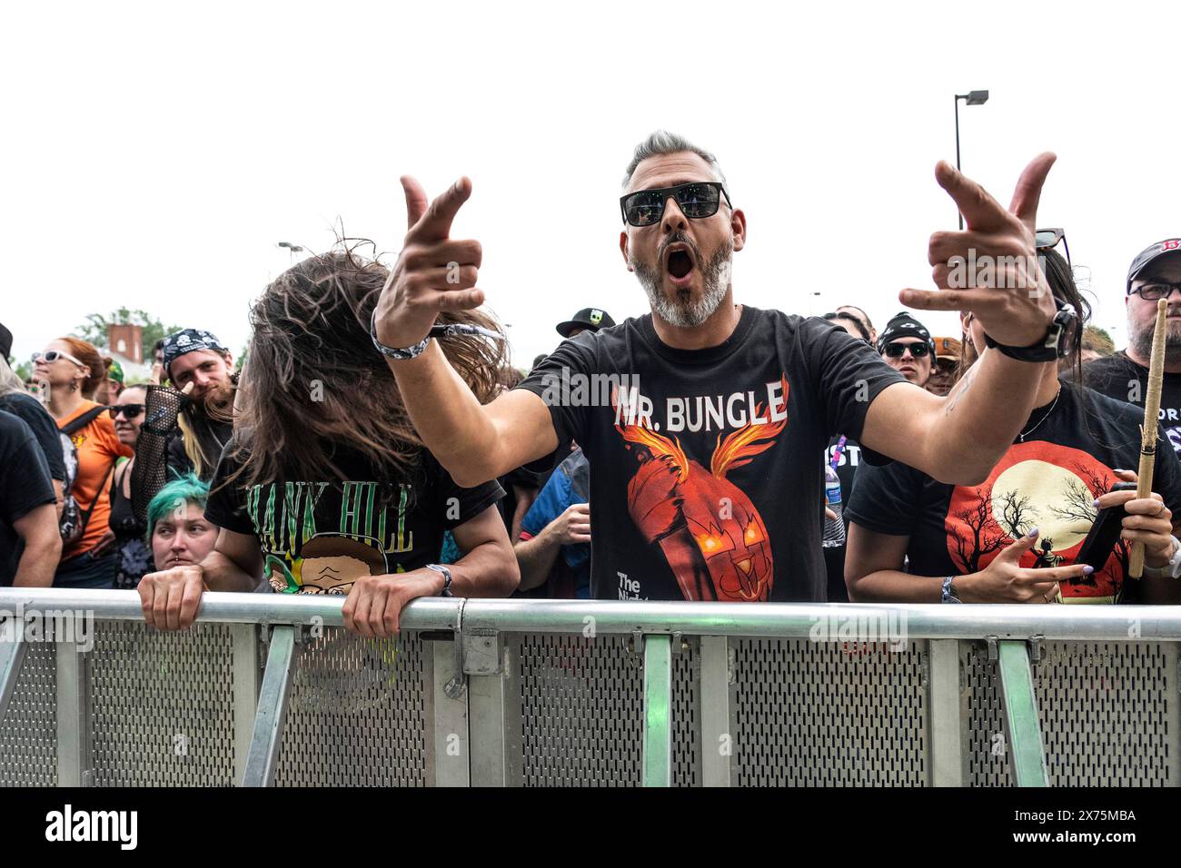 Festivalgoers are seen during Sonic Temple Art and Music Festival on ...