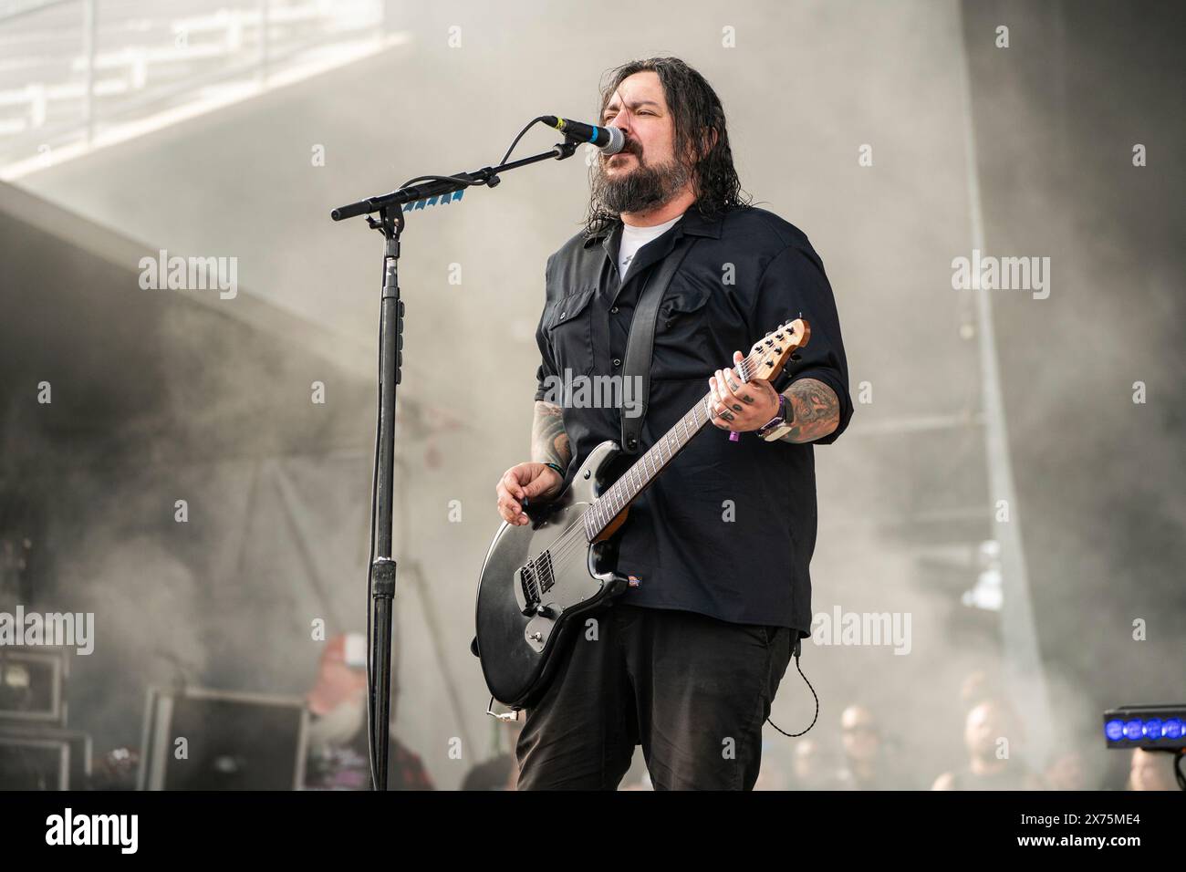Shaun Morgan of Seether performs during Sonic Temple Art and Music ...