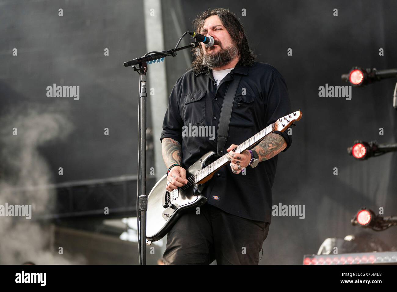 Shaun Morgan of Seether performs during Sonic Temple Art and Music ...