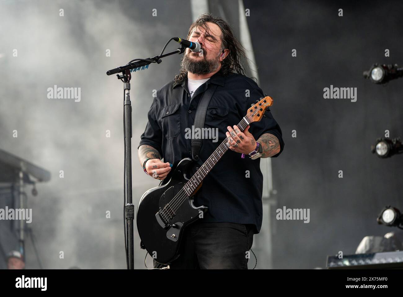 Shaun Morgan of Seether performs during Sonic Temple Art and Music ...