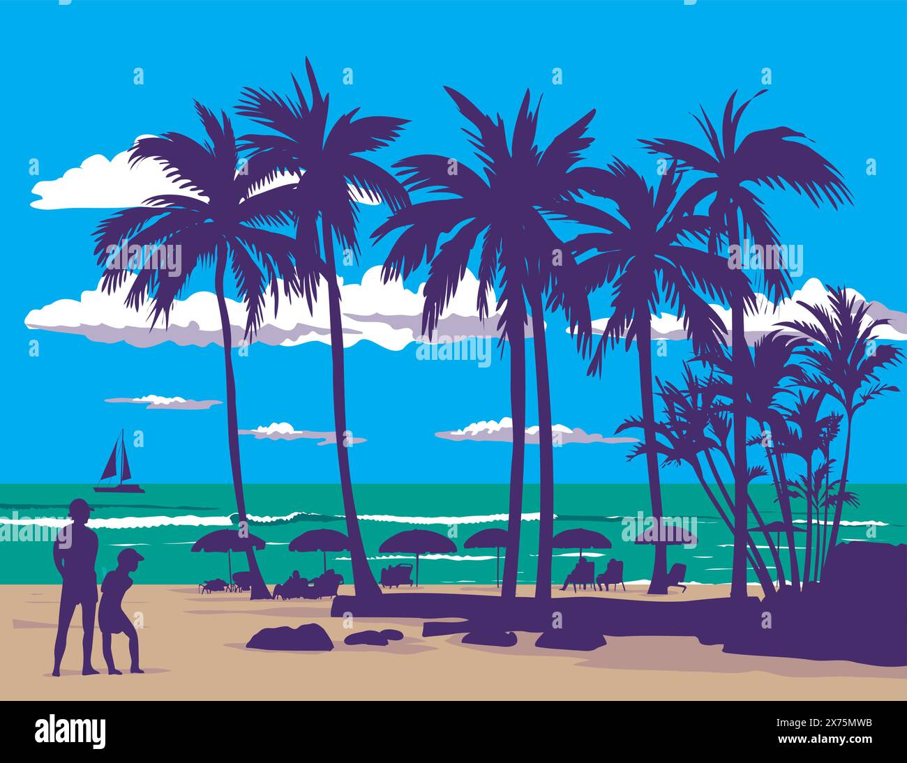 Hawaii queen Stock Vector Images - Alamy
