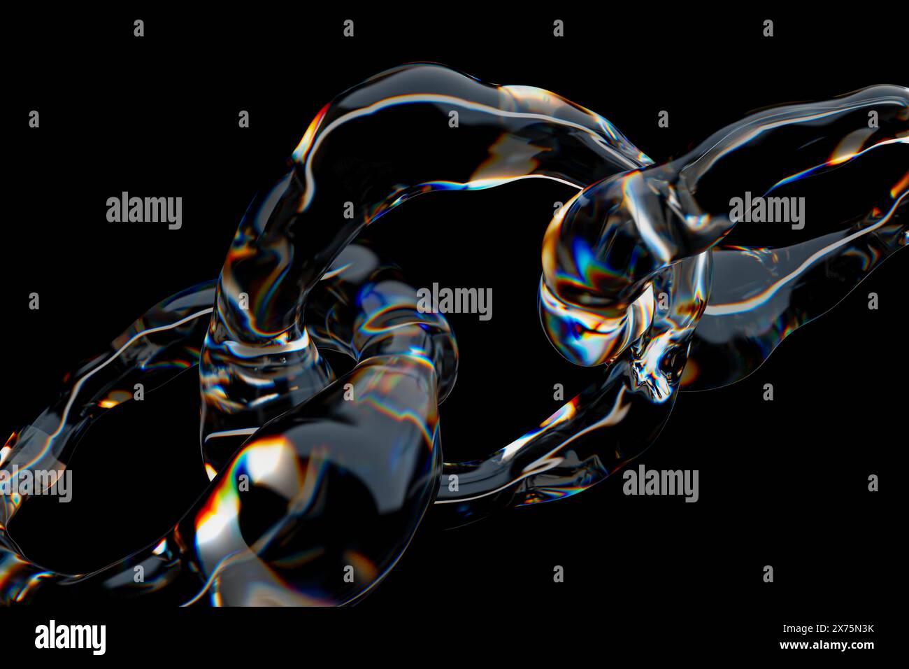 glass dispersion effect abstract background. 3d rendering Stock Photo ...