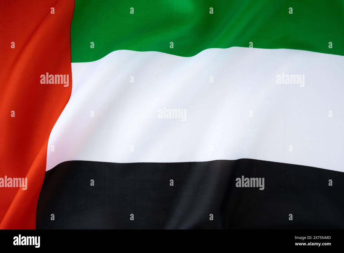 Flag of UAE background. Copy space. Mock up advertisement template ...