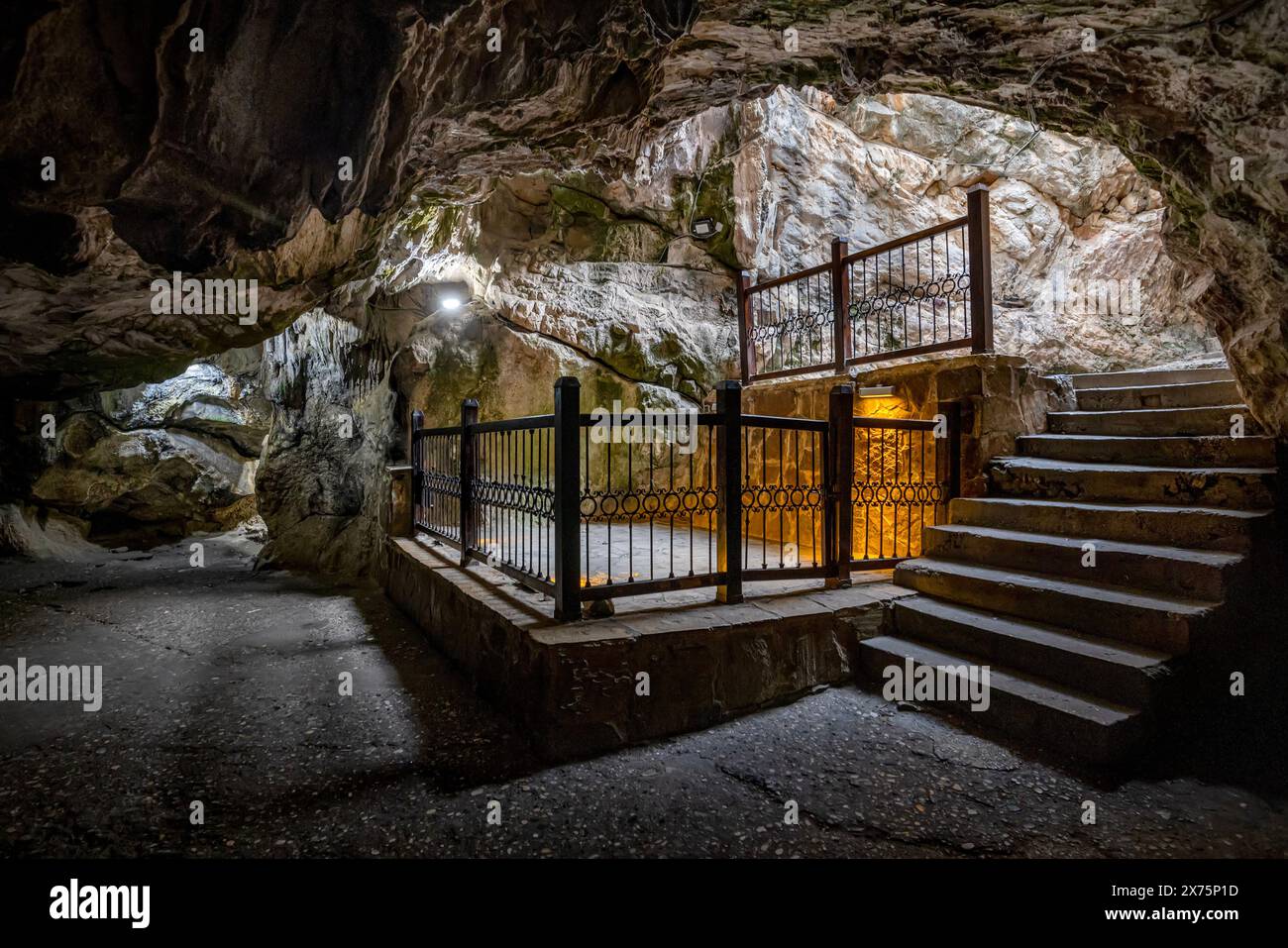 People visiting the sacred place, Eshab-i Kehf Cave ( Seven Sleepers ...