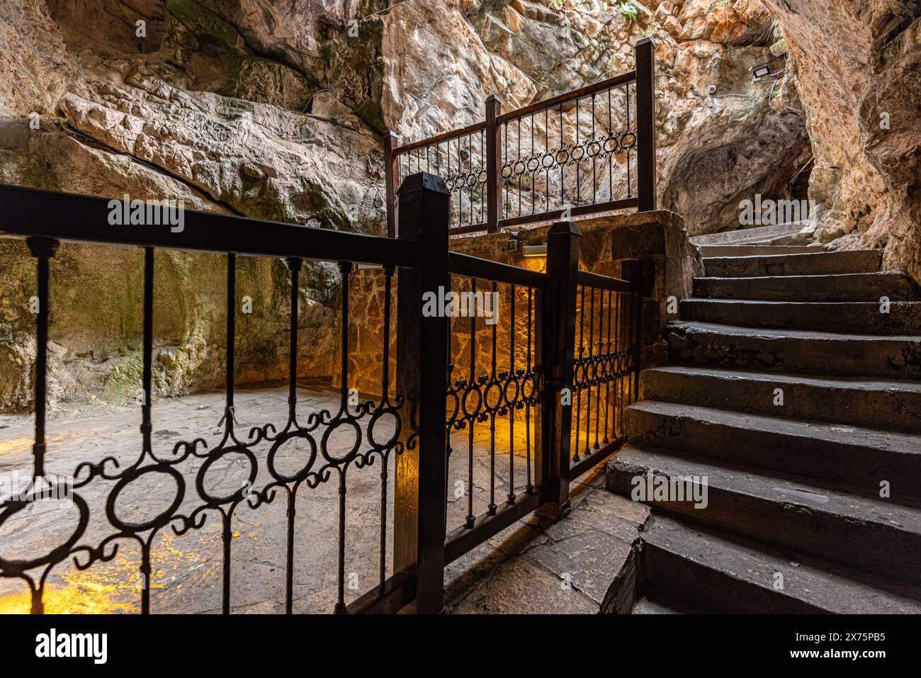 People visiting the sacred place, Eshab-i Kehf Cave ( Seven Sleepers ...