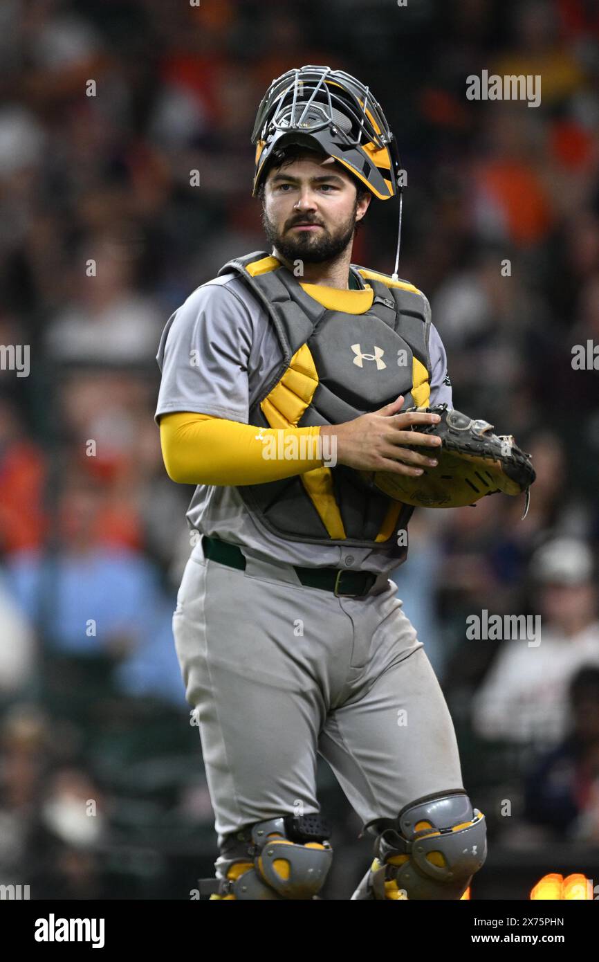 Oakland Athletics catcher Shea Langeliers (23) during the MLB baseball ...