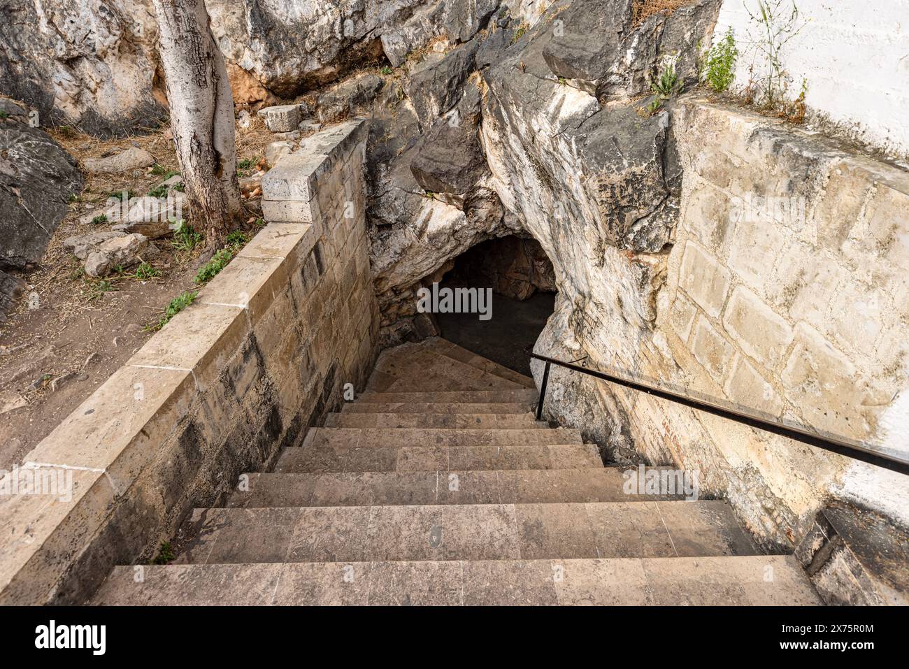 People visiting the sacred place, Eshab-i Kehf Cave ( Seven Sleepers ...