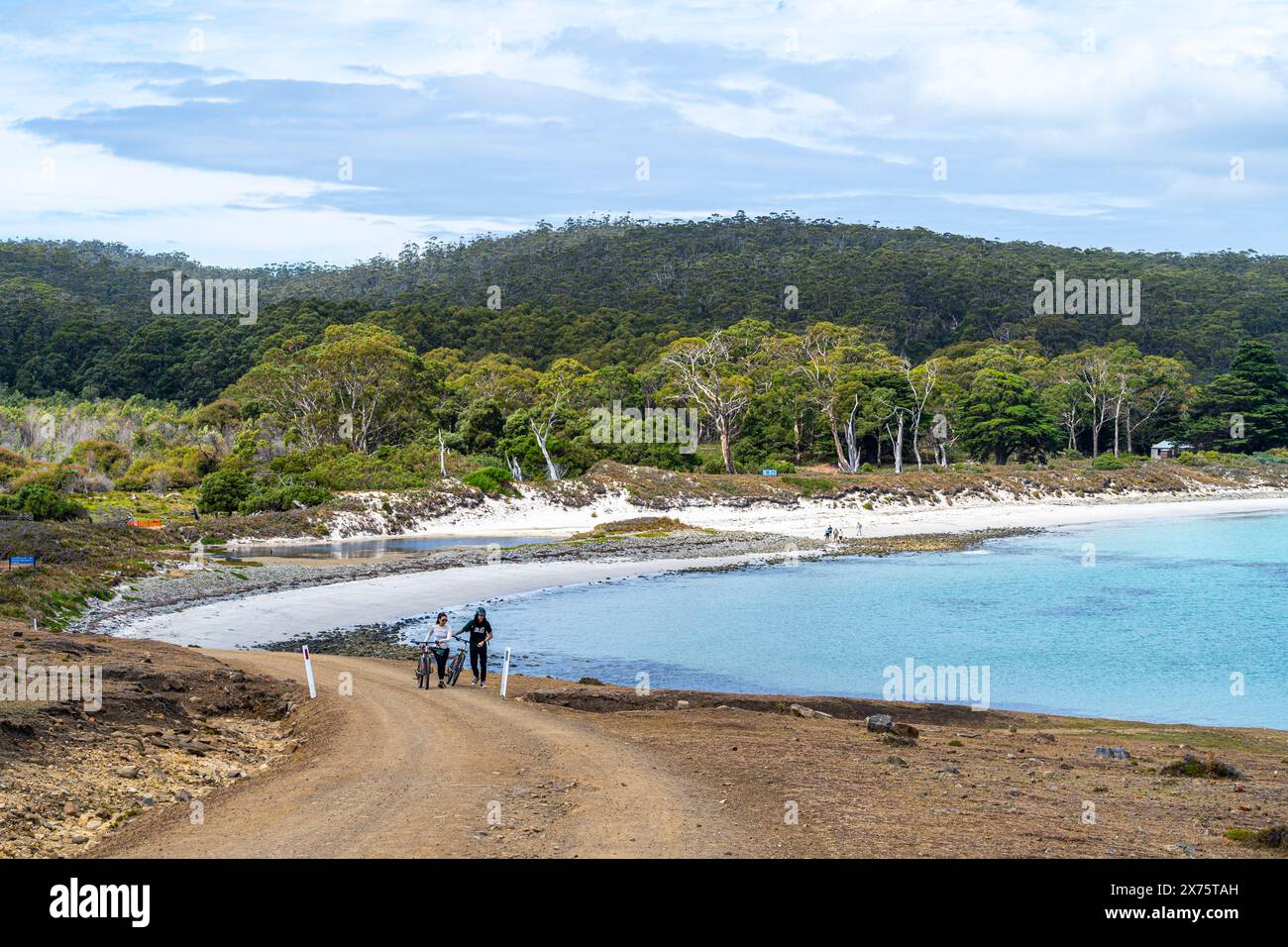 Rutherford Beach, Maria Island, Tasmania Stock Photo - Alamy