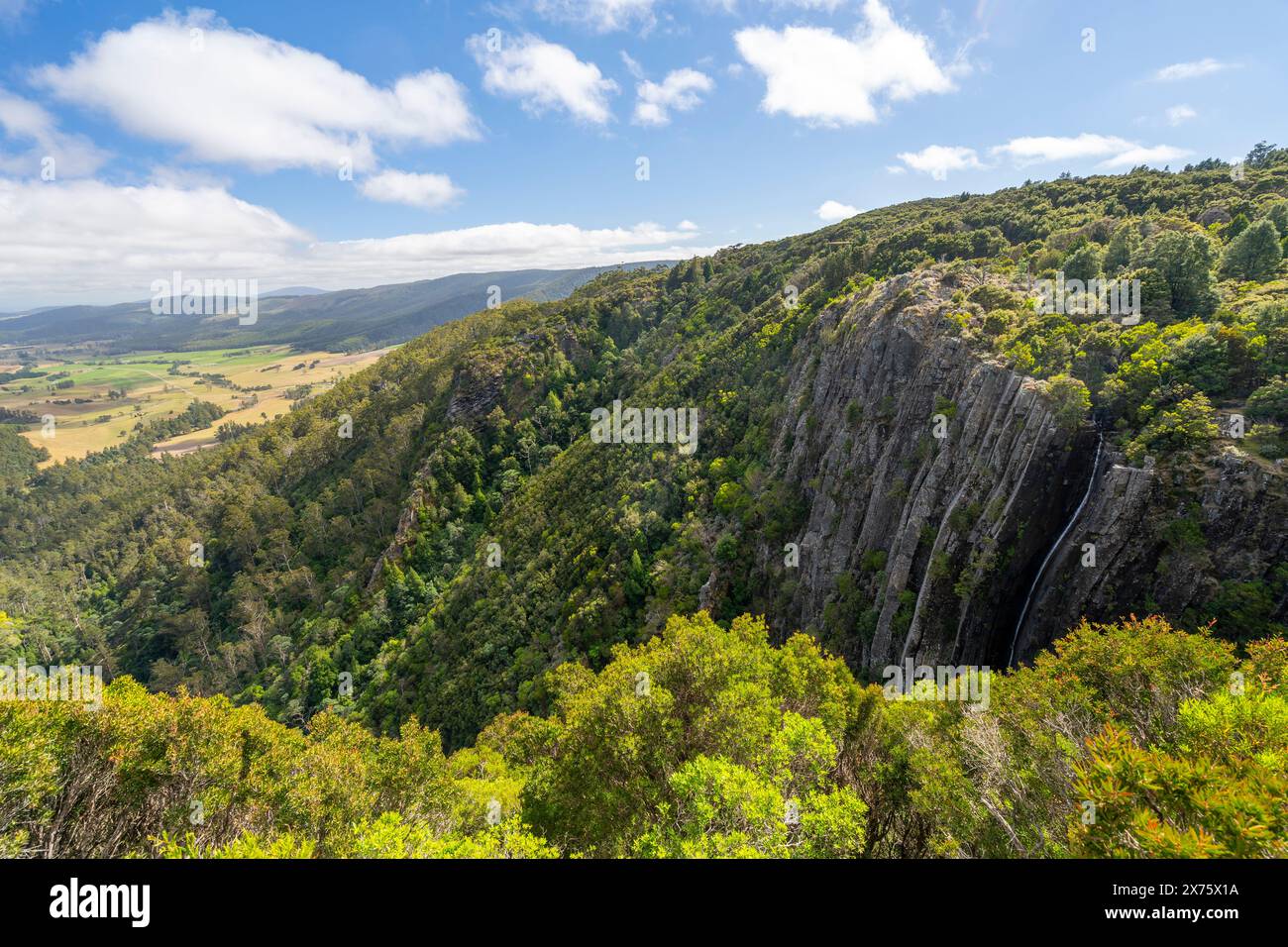 Ralphs Falls, the highest single-drop waterfall in Tasmania, Mount ...