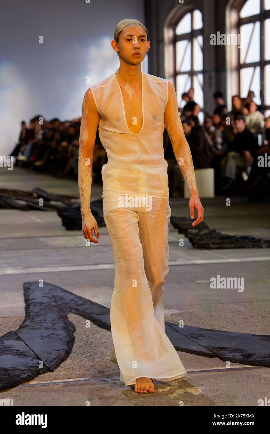 Sydney, Australia. 17th May, 2024. A model walks the runway during the ...