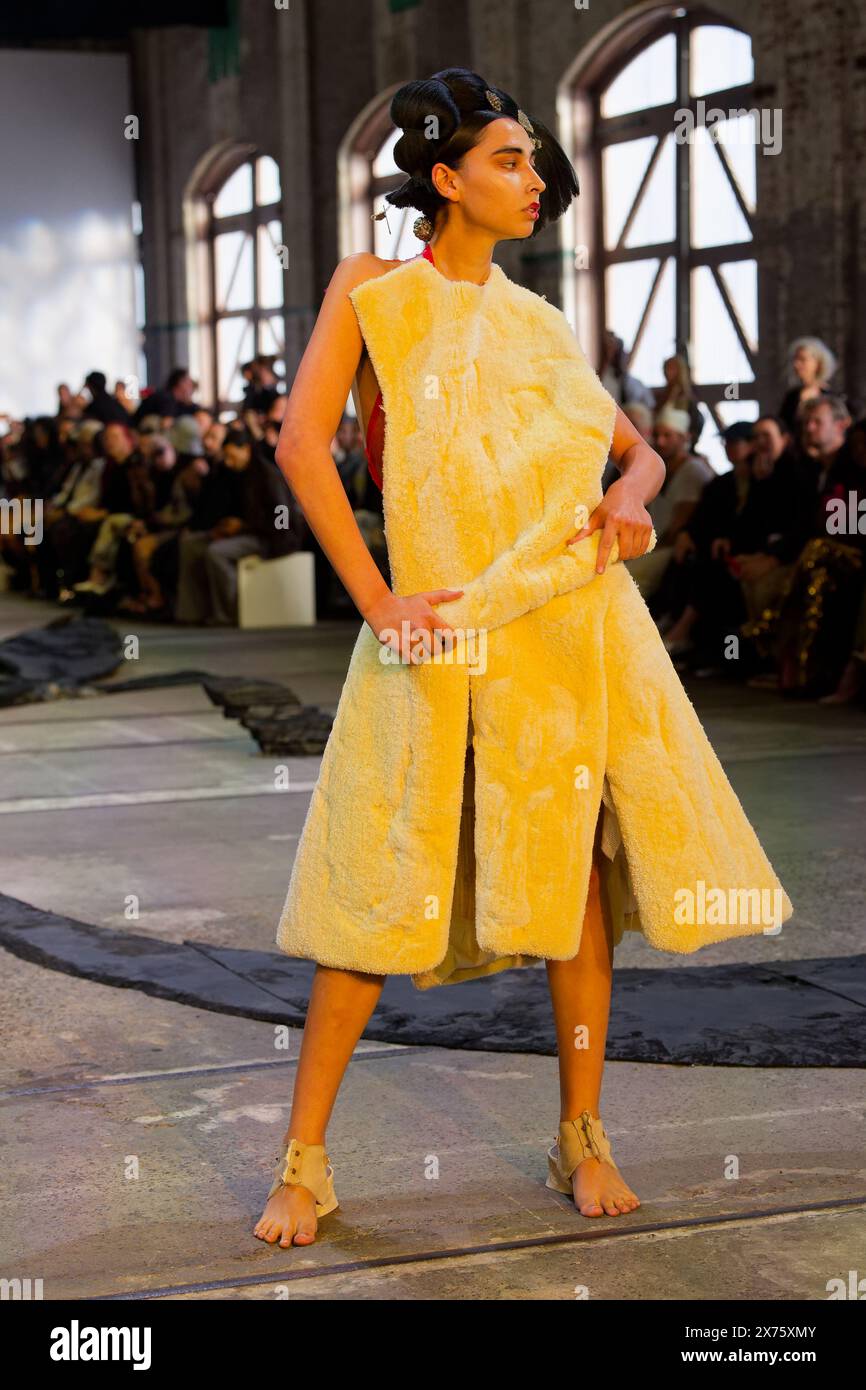 Sydney, Australia. 17th May, 2024. A model walks the runway during the ...