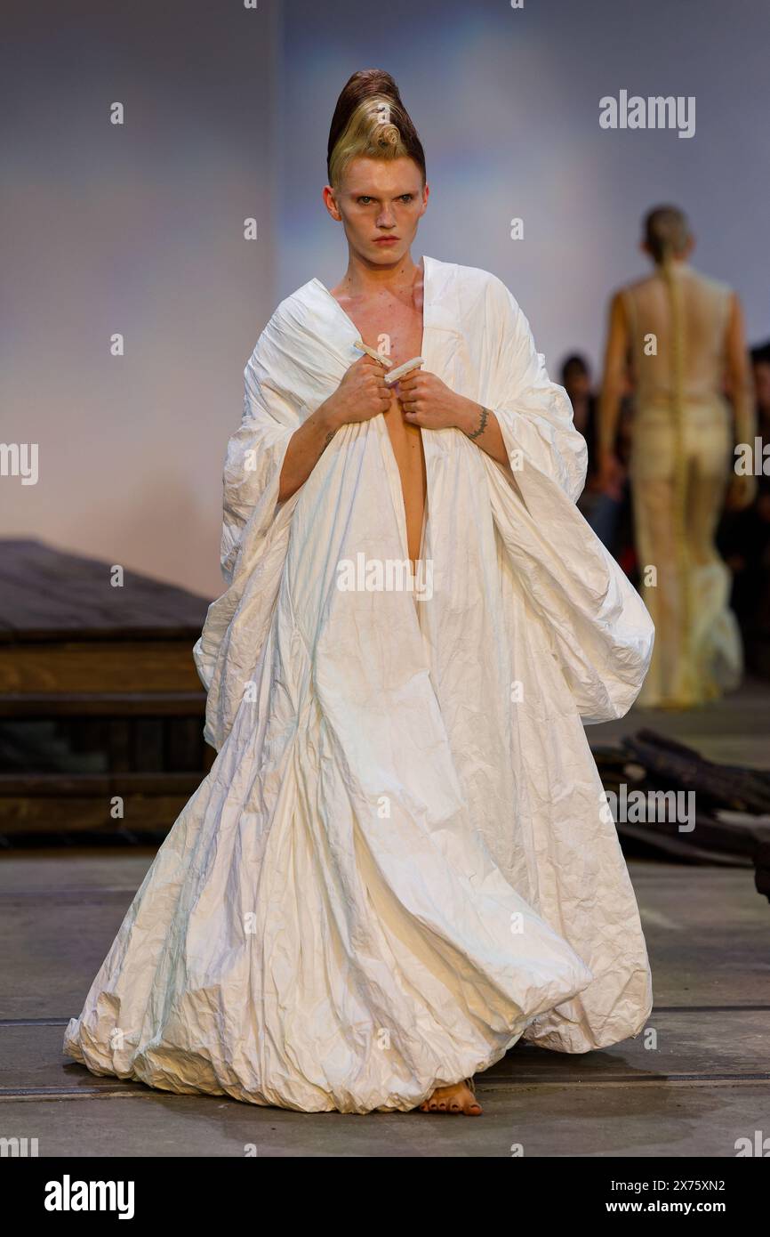 Sydney, Australia. 17th May, 2024. A model walks the runway during the ...