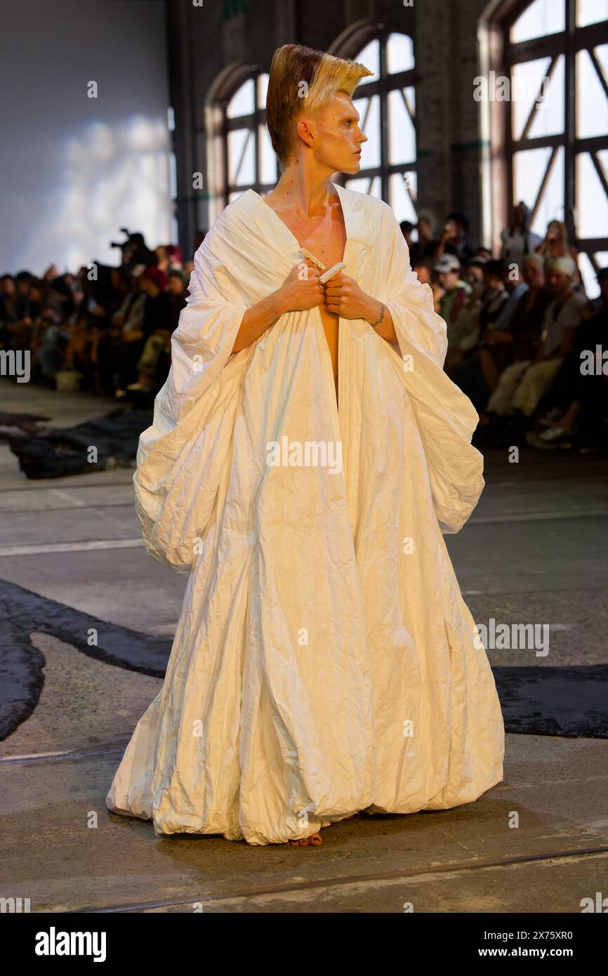 Sydney, Australia. 17th May, 2024. A model walks the runway during the ...