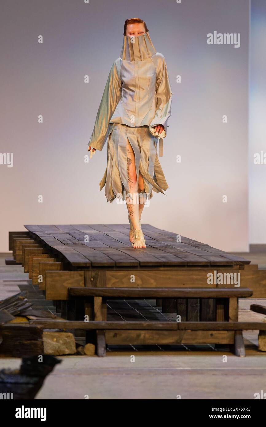 Sydney, Australia. 17th May, 2024. A model walks the runway during the ...