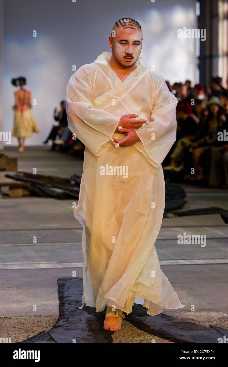 Sydney, Australia. 17th May, 2024. A model walks the runway during the ...