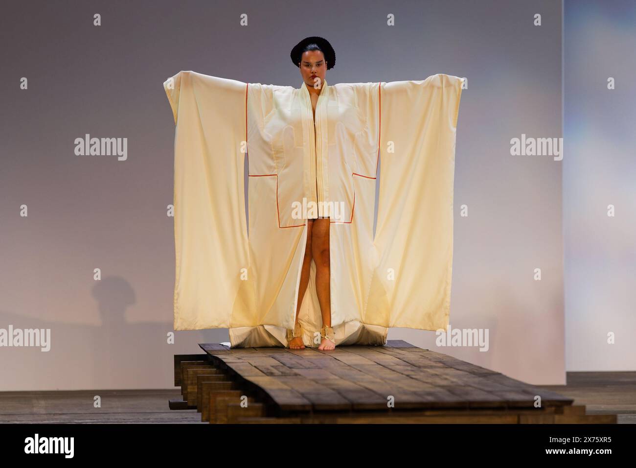 Sydney, Australia. 17th May, 2024. A model walks the runway during the ...