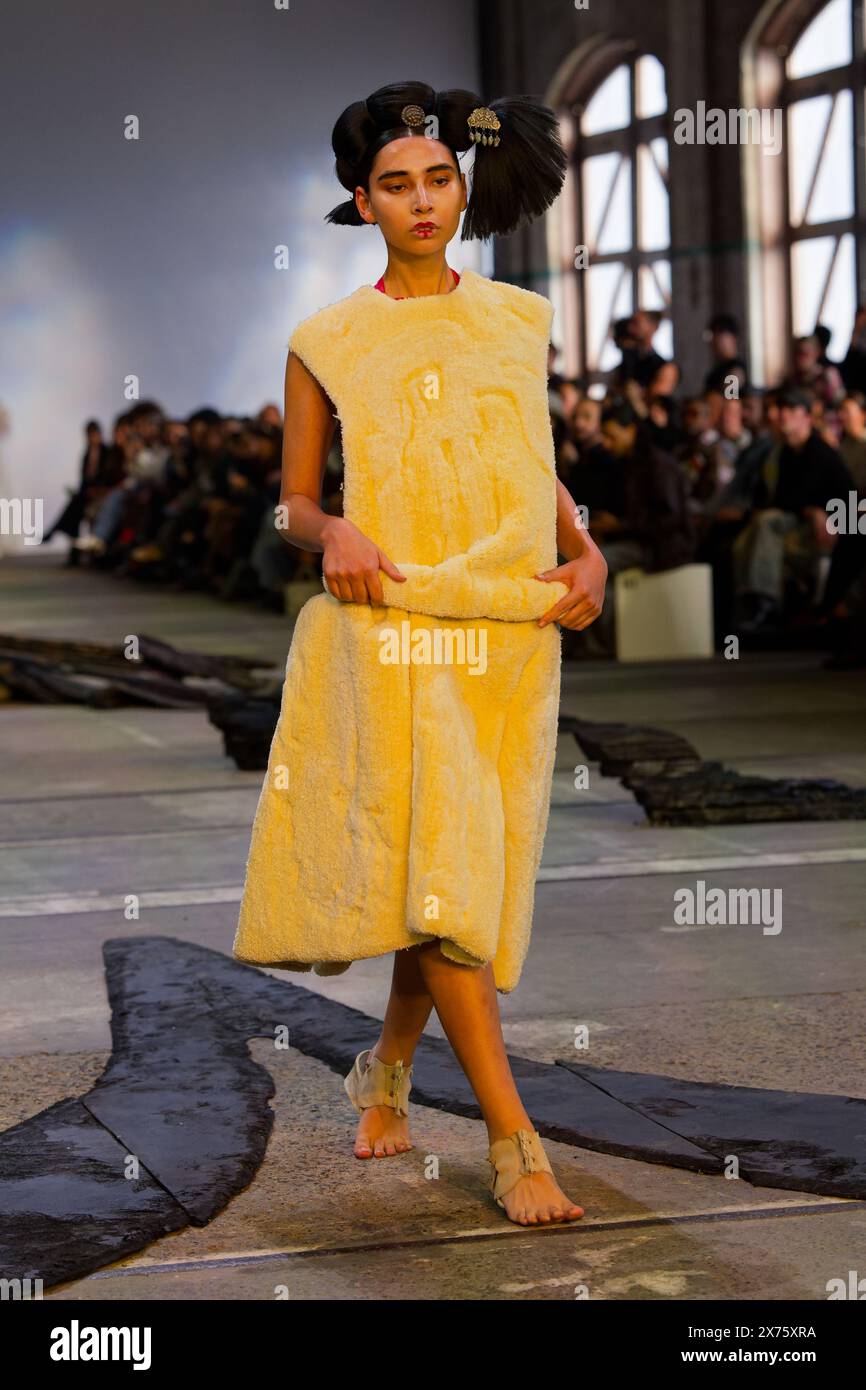 Sydney, Australia. 17th May, 2024. A model walks the runway during the ...