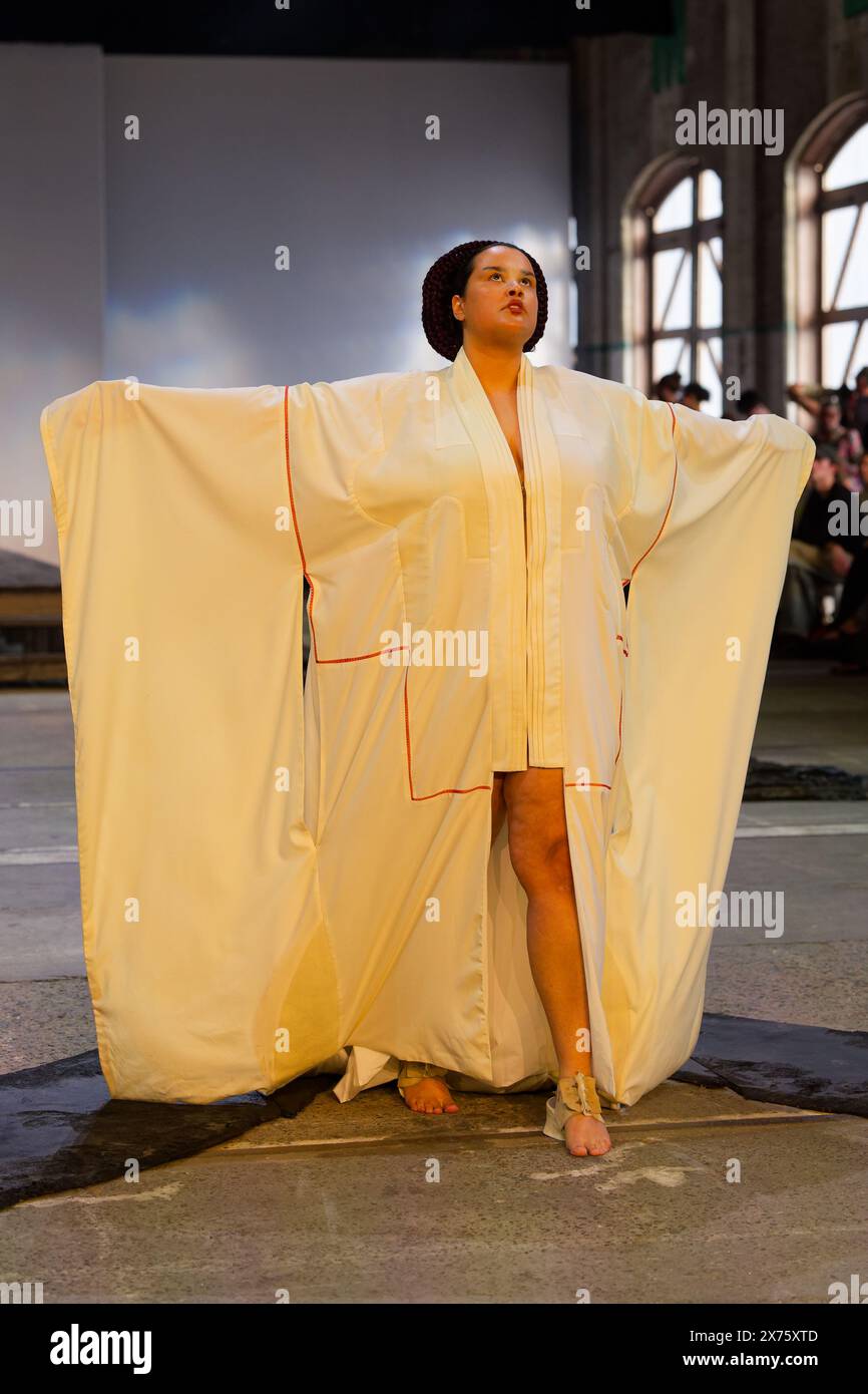 Sydney, Australia. 17th May, 2024. A model walks the runway during the ...