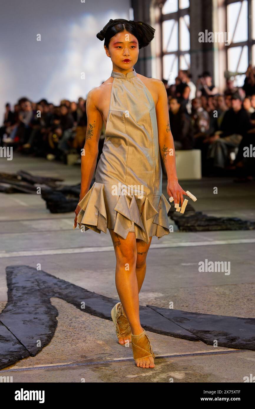 Sydney, Australia. 17th May, 2024. A model walks the runway during the ...