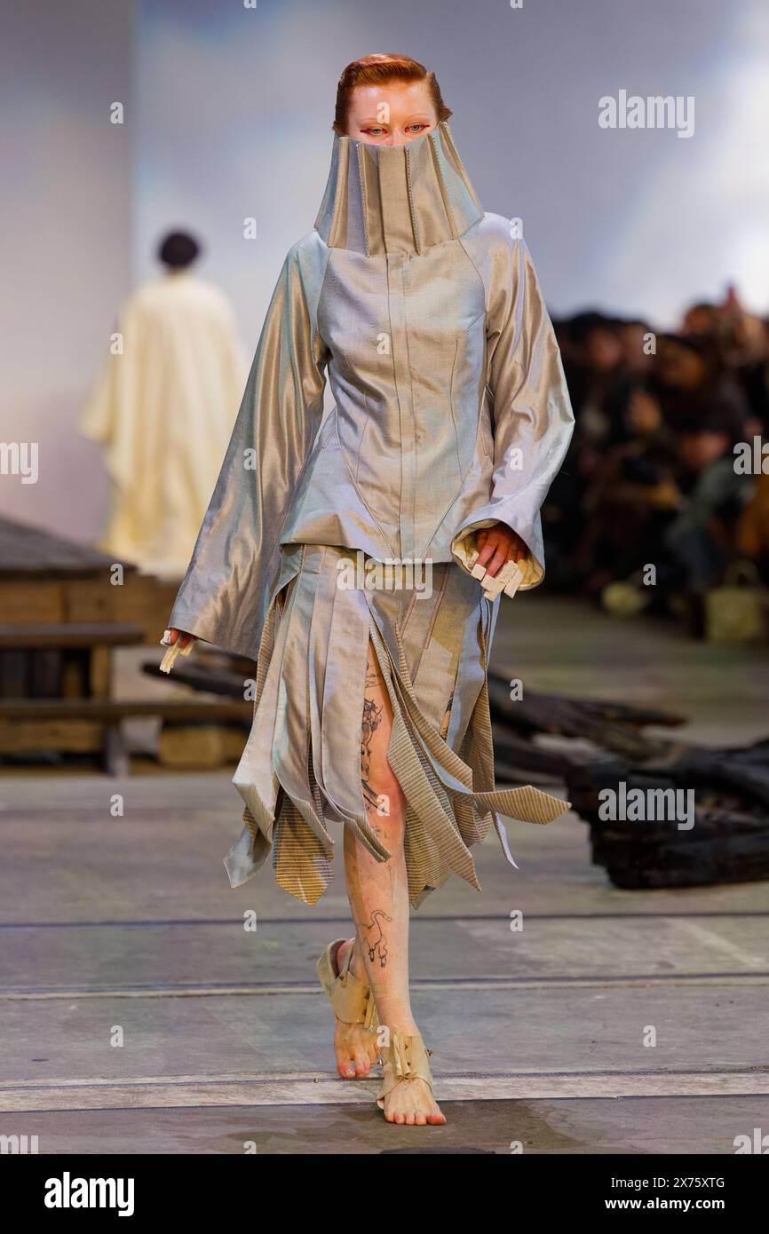 Sydney, Australia. 17th May, 2024. A model walks the runway during the ...