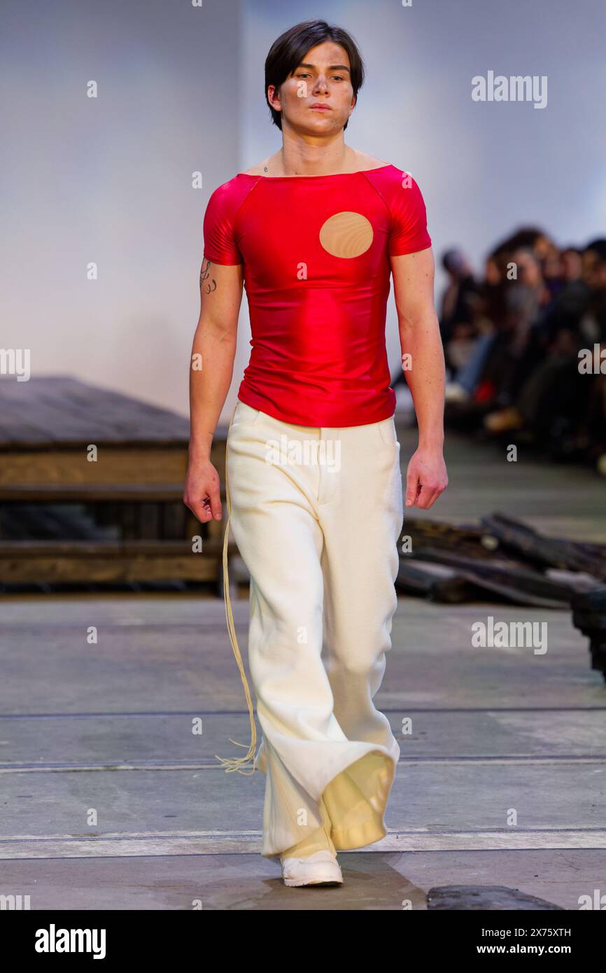 Sydney, Australia. 17th May, 2024. A model walks the runway during the ...