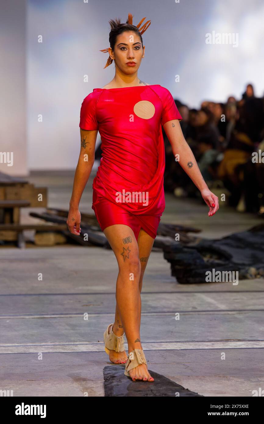 Sydney, Australia. 17th May, 2024. A model walks the runway during the ...
