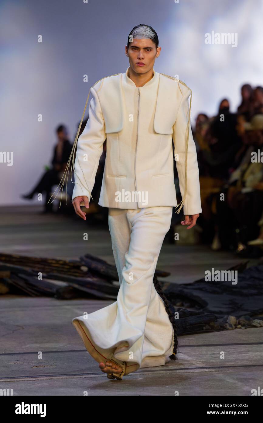 Sydney, Australia. 17th May, 2024. A model walks the runway during the ...