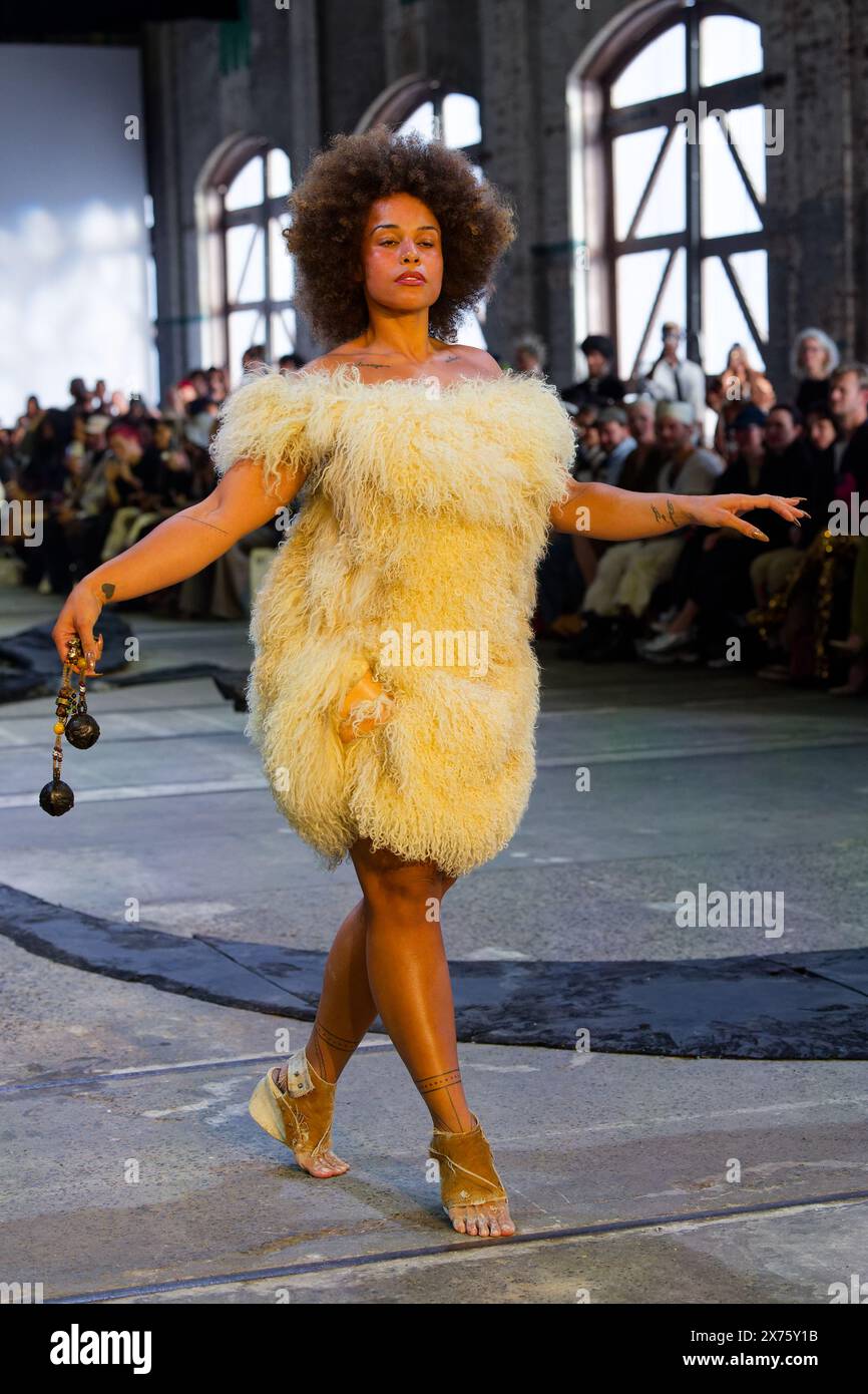 Sydney, Australia. 17th May, 2024. A model walks the runway during the ...