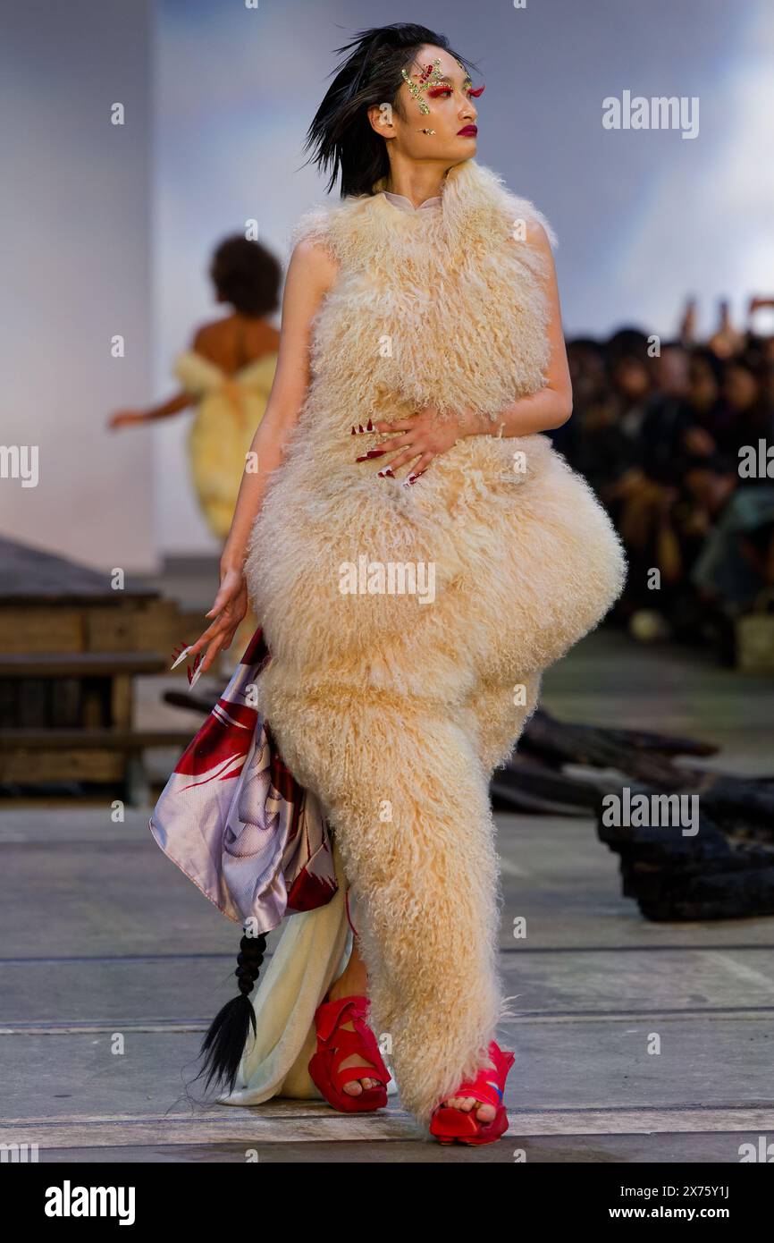 Sydney, Australia. 17th May, 2024. A model walks the runway during the ...