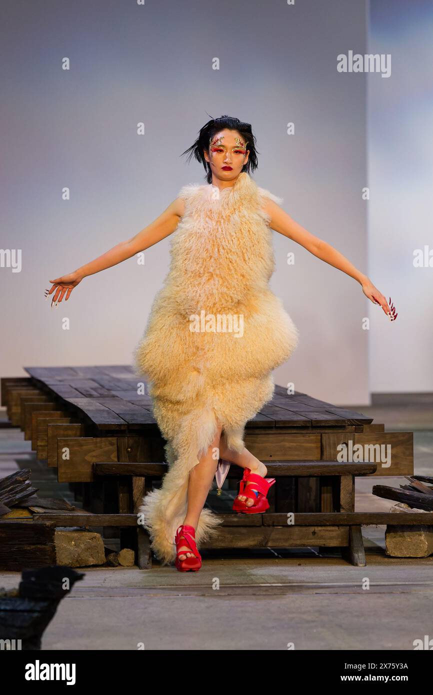 Sydney, Australia. 17th May, 2024. A model walks the runway during the ...